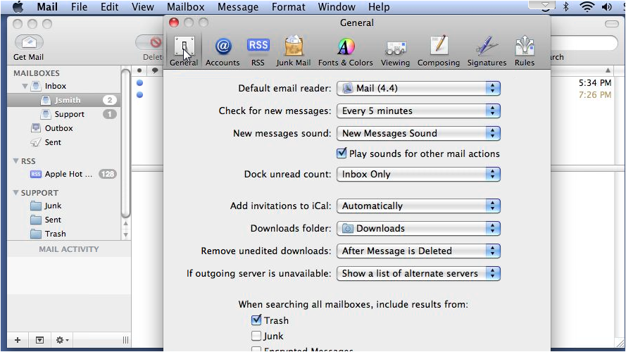 An overview of settings and preferences in Apple Mail - Kualo Limited