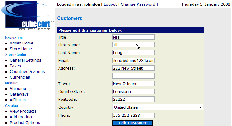 How to manage your customers in CubeCart - Kualo Limited