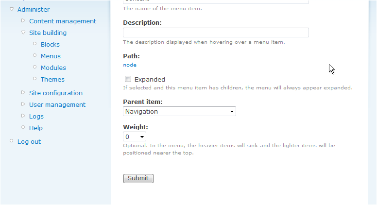 How to manage menus in Drupal - Kualo Limited