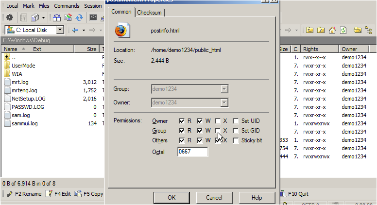 Managing files/folders in WinSCP - Kualo Limited