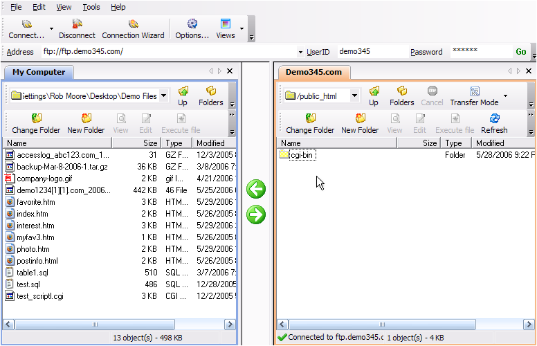 Uploading files using WS_FTP - Kualo Limited