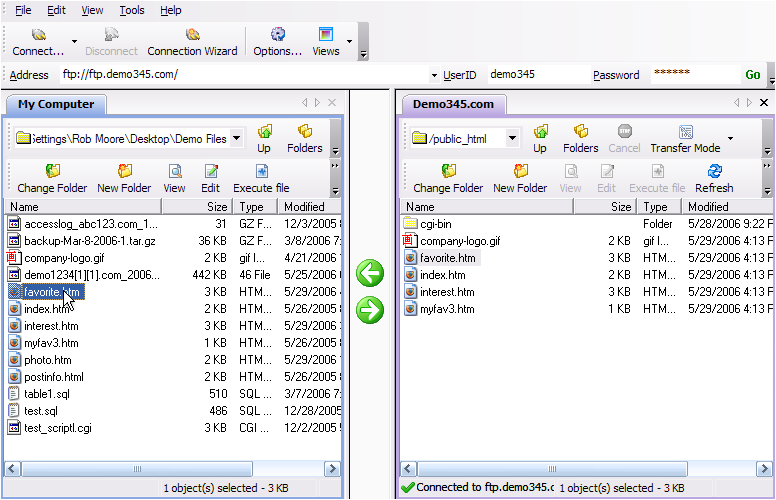 Uploading files using WS_FTP - Kualo Limited