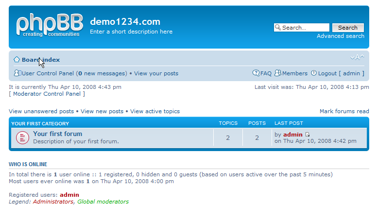 How to create a new topic in phpBB - Kualo Limited