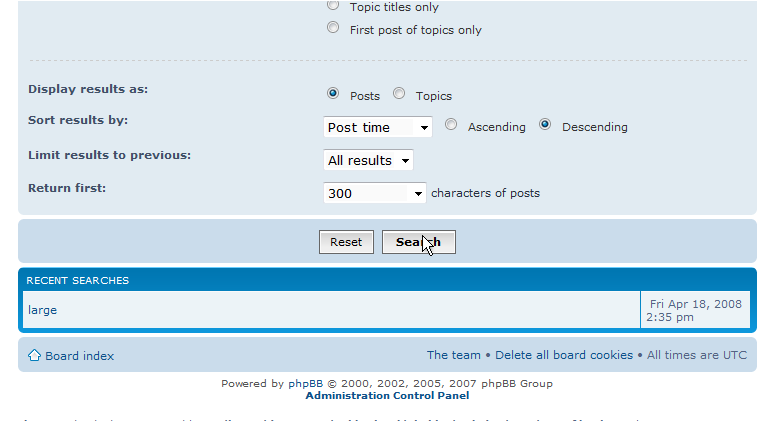How to use the search tool in phpBB - Kualo Limited