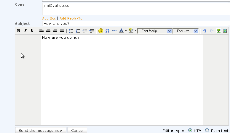How to write an email message in RoundCube - Knowledgebase - Credible ...