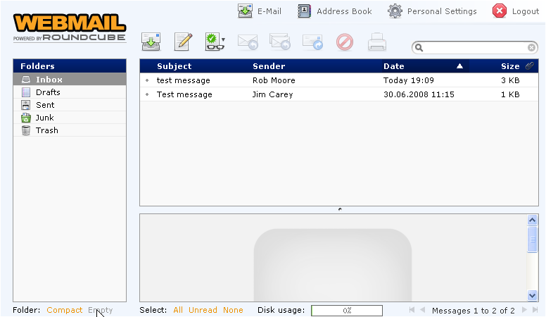 How to write an email message in RoundCube - Kualo Limited