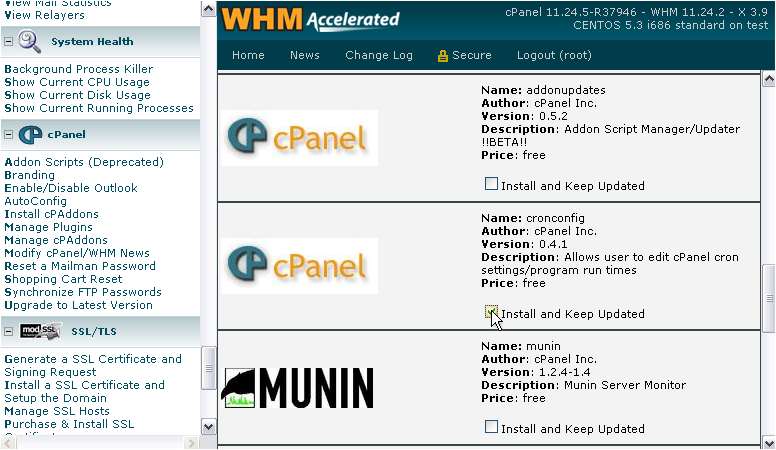 How to manage cPanel Plugins in WHM - Kualo Limited