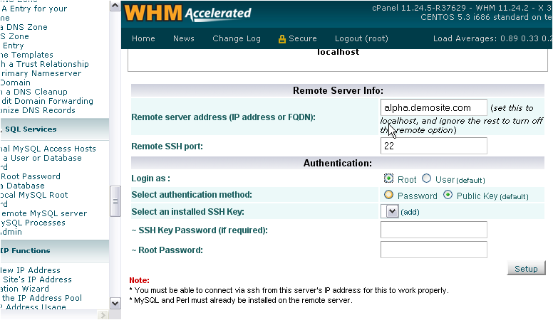 How to set your WHM server to use a remote MySQL server - Kualo Limited