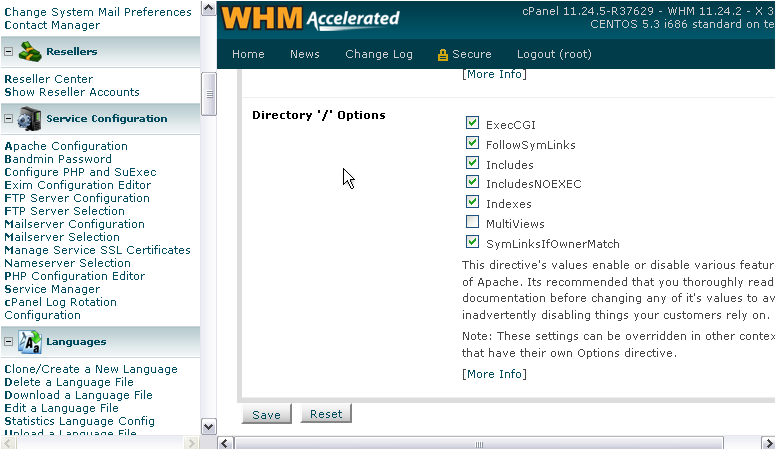 How to configure Apache web server in WHM - Kualo Limited