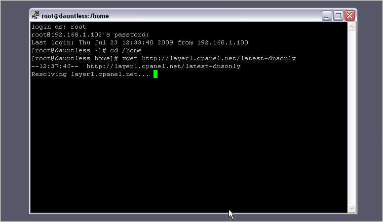 How to install the DNS ONLY version of WHM on a nameserver - Kualo Limited