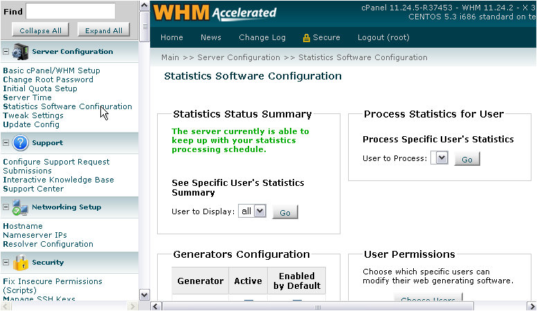 How to configure the statistics software used by cPanel & WHM - Kualo ... How to configure the statistics software used by cPanel & WHM - Kualo ...