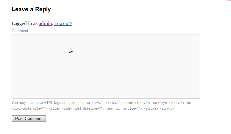 How to write a comment in WordPress - Kualo Limited