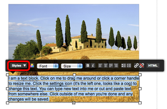 Adding contrast to a text block over an image - Kualo Limited