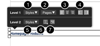 Drop-down menu widget and vertical navigation widget - Kualo Limited